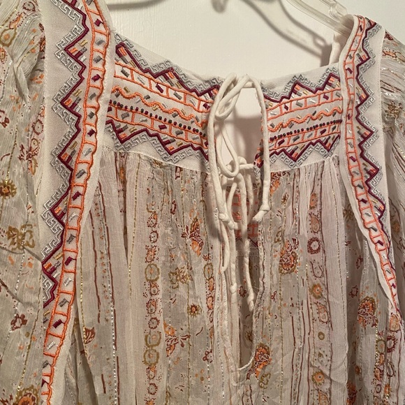 Free People | Dresses | Nwt Free People Ivory Combo Dance Magic Tunic ...